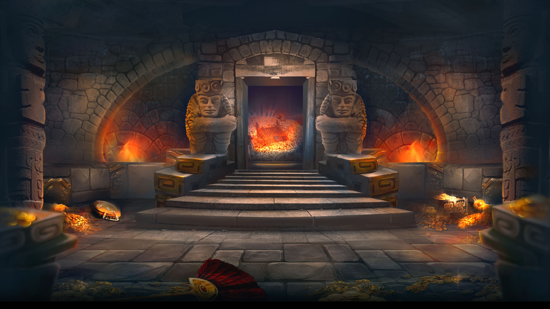 aztec background slot